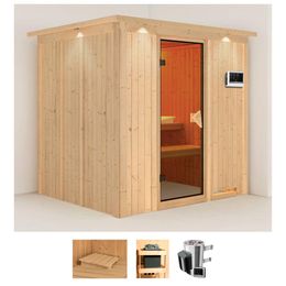 Karibu Sauna "Dima", Saunaofen, externe Steuerung, 3,6 kW, beige, Saunen, Ofen 3,6 kW externe Strg.easy