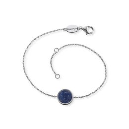 Engelsrufer Damen Silberarmband "POWERFUL STONE LAPISLAZULI", 19cm, Silber 925 (Sterlingsilber), bunt, Silber 925 (Sterlingsilber), Armbänder, mit