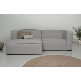 Ecksofa OTTO HOME, B:228cm H:73cm T:154cm, beige, 100% PES, Wohnzimmer, Sofas, "Dalby, L-Form", extra tiefe Sitzfl&auml;che, mit Kedernaht, angenehmer