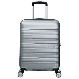 Damen Hartschalen-Trolley "FLASHLINE 55", American Tourister, blau, ABS, festlich, Koffer, Handgepäck-Koffer Reisegepäck Koffer TSA-Zahlenschloss