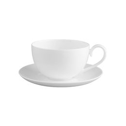 Villeroy & Boch VILLEROY & BOCH Tasse "Kaffeetasse mit Untertasse Royal 200 ml wei&szlig;", wei&szlig;, Trinkgef&auml;&szlig;e