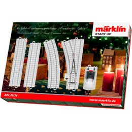 Märklin MÄRKLIN Kinder Gleise-Set "Start up - C-Gleis-Ergänzungspackung Verschneite Gleise - 20124", weiß, Kunststoff, Metall, H:1cm, Eisenbahn-Schienensets,
