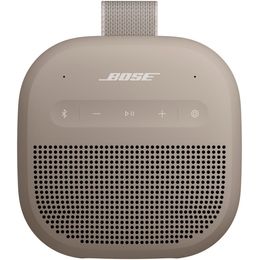Bose Portable-Lautsprecher "SoundLink Micro (2. Gen.)", B:10,4cm H:10,4cm T:3,91cmsandstone, Lautsprecher