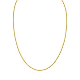 PURELEI Damen Kette ohne Anhänger "Schmuck Geschenk Sleeky", Edelstahl, L: 45, gold, Edelstahl, Halsketten