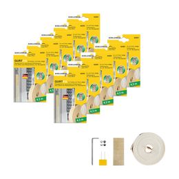 Schellenberg Reparatur-Set "Rollladen Gurtfix f&uuml;r das Rollladensystem Mini", 10 Stk., beige, Reparatur-Sets, f&uuml;r alte Gurtb&auml;nder in unterschiedlichen