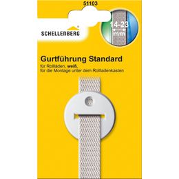 Schellenberg Rollladen-Gurtf&uuml;hrung "Standard f&uuml;r das Rollladensystem Mini und Maxi", Lochabstand: 25mm, 1 Stk., wei&szlig;, Seilf&uuml;hrungen, geeignet f&uuml;r