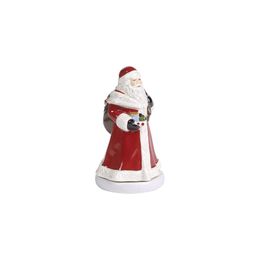 Villeroy & Boch Weihnachtsfigur VILLEROY & BOCH, rot, Dekofiguren, "Spieluhr Santa Nostalgic Melody 9 x 9 x 15 rot"