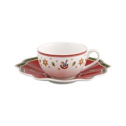 Villeroy & Boch VILLEROY & BOCH Tasse "Kaffeetasse mit Untertasse Toy's Delight 170 ml bunt", 1 tlg., bunt, Trinkgefäße
