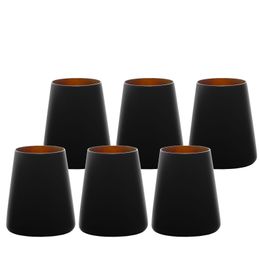ST&Ouml;LZLE Glas "Becher Power 380 ml 6er Set", schwarz, Trinkgef&auml;&szlig;e