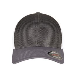 Flexfit Herren Flex Cap "Flexfit Neue Kollektion Flexfit 360 OMNIMESH CAP 2-TONE"charcoal, wei&szlig;, Gr. S, unifarben, 96% Polyester, 4% Elasthan, Caps