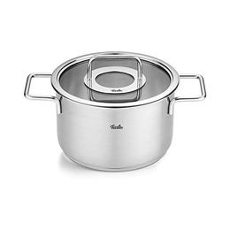 Fissler Kochtopf "Fissler Pure Collection", 3,6 l + Ø 20cm + Höhe 17cm, silber, Töpfe, Made in Germany