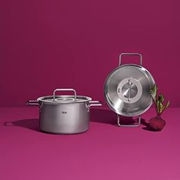 Fissler Kochtopf "Fissler Pure Collection", 1,9 l + &Oslash; 16cm + H&ouml;he 16cm, silber, T&ouml;pfe, Made in Germany