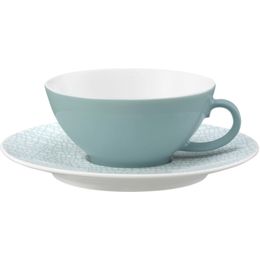 Seltmann Weiden Tasse "Life Fashion", &Oslash; 10,2cm x 4,3cm, 140ml, 1 Stk.gr&uuml;n chic, wei&szlig;, Trinkgef&auml;&szlig;e, Teeobertasse 0,14 l