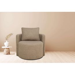 1,5-Sitzer OTTO HOME, B:102cm H:85cm T:97cm, grau, 100% recyceltes PES, Sofas, mit wendbarem Rückenkissen, auch in recyceltem Stoff erhältlich