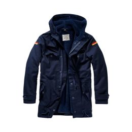 Brandit Damen Allwetterjacke "Brandit Herren BW Flag Parka"navy, Gr. 56, unifarben, 100% Baumwolle, Jacken