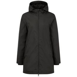 oxmo Damen Regenmantel "Regenjacke OXJanina", schwarz, Gr. XL, Obermaterial: 100% Polyurethan PU., Mäntel