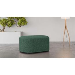 Polsterhocker OTTO HOME, B:90cm H:44cm T:50cm, grün, 100% Polyester, Hocker, "Polsterhocker Tvinne, mit Wellenunterfederung", passend zum Ecksofa,