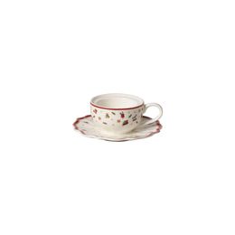 Villeroy & Boch Weihnachtsfigur VILLEROY & BOCH, bunt, Dekofiguren, "Teelichthalter Kaffeetasse Toy's Deligth Decoration &oslash; 9,8 cm bunt"