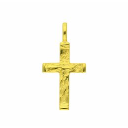 Adelia&acute;s ADELIA ́S Damen Kette mit Anh&auml;nger "Schmuckset - Set mit Halskette 333 Gold Kreuz Anh&auml;nger", Gold, gold, Gold, Halsketten, Schmuckset - Set mit