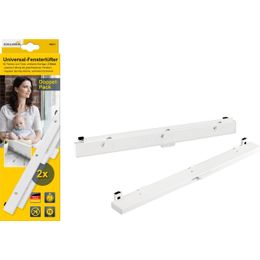 Schellenberg Fensterfalzl&uuml;fter "Universal-Fensterl&uuml;fter f&uuml;r ges&uuml;nderes Raumklima", B/H/T: 2,1cm x 0,95cm x 29,3cm, wei&szlig;, L&uuml;ftungsklappen, durch