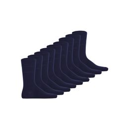Bugatti Herren Kurzsocken "Socken 9er Pack", Gr. 43, blau, Obermaterial: 78% Baumwolle CO. 20% Polyamid PA. 2% Elasthan EL., Socken