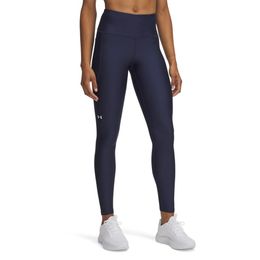 Under Armour Damen Funktionstights "TECH HIRISE LEGGING"washed navy,, weiß, Gr. M, Obermaterial: 87% Polyester, 13% Elasthan, Hosen, Perfekt für die