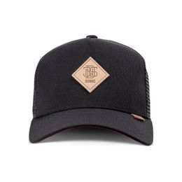 Trucker Cap Djinns "Djinns HFT Cap Plainlace", Damen, Gr. onesize, schwarz, 60% Baumwolle, 40% Polyester, Caps