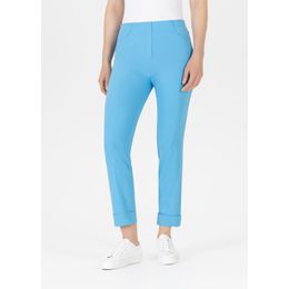 Stehmann Damen 3/4-Hose "Igor", blau, Gr. 34, Web, Obermaterial: 72% Viskose, 25% Polyamid, 3% Elasthan, Hosen, in Gr&ouml;&szlig;en 32 bis 52, aus Viskose mit