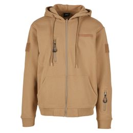 Brandit Herren Bomberjacke "Brandit Tactical Sweat Jacket"camel, Gr. L, unifarben, 100% Nylon, Jacken