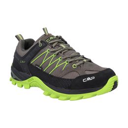 CMP Herren Wanderschuh "RIGEL LOW TREKKING SHOES WP", Gr. 43militare, moss, Leder, Synthetik, Schuhe, wasserdicht