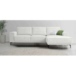 Ecksofa OTTO HOME, B:280cm H:85cm T:152cm, beige, 100% Polyester, Wohnzimmer, Sofas, "Polsterecke Oland, Struktur, Flachgewebe, Luxus-Microfaser,