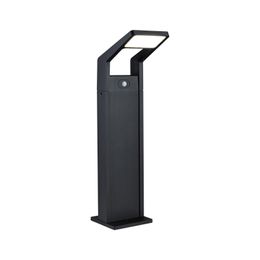 LED Pollerleuchte Paulmann, B:14,4cm H:58,5cm T:24cm, grau, Leuchten, "Juntea IP44 585mm 3000K 11W 900lm 230V Anthrazit Aluminium", Bewegungsmelder