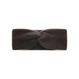 Zwillingsherz Damen Stirnband ""Classic""braun, Strick, Kaschmir, Mützen, Knoten vorn, Cashmere, Feinstrick