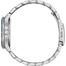 Citizen Herren Solaruhr, silber, Armbanduhren, Armbanduhr, Herrenuhr, Damenuhr, Edelstahlarmband, bis 10 bar wasserd.
