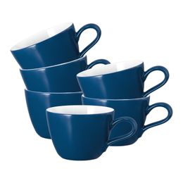 Seltmann Weiden Tasse "Kaffeetassen Life Fashion 240 ml 6er Set", 6 tlg., blau, Trinkgefäße