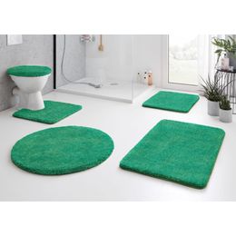 Badematte Kleine Wolke, H:30mm, grün, Polyacryl, Badematten, "RELAX", Badteppich, Uni Farben, rechteckig, rund & als Set erhältlich