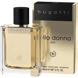 Bugatti Damen Eau de Parfum "Bugatti Bella Donna Gold EdP 60 ml", 60ml, gold, Parfüms, Eleganter Damenduft mit Rote Johannisbeere, Haselnuss und
