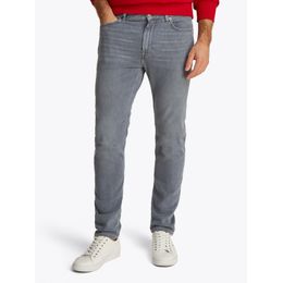 Tommy Hilfiger Herren Slim-fit-Jeans "SLIM BLEECKER PSTR TEXAS INDIGO", grau, Gr. 38, Denim/Jeans, Obermaterial: 94% Baumwolle, 4% Elastomultiester,