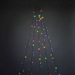 Konstsmide LED-Baummantel "Weihnachtsdeko, Christbaumschmuck", Dioden 200 Stk., Kabellänge 5m x Gesamtlänge 7,4m, grün, Lichterketten, Ring Ø 8, 5