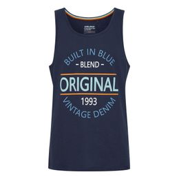 Blend Damen Longtop "Tanktop BHAlvarez", blau, Gr. M, Obermaterial: 100% Baumwolle CO., Tops