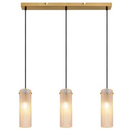 Globo LIGHTING H&auml;ngeleuchte "KAROLO", H: 120cm, 1 Stk.goldfarben, Esszimmer, Leuchten, H&auml;ngelampe Esszimmer-Leuchte Esstischleuchte Wohnzimmer