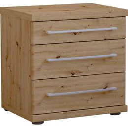 Nachtkonsole Wiemann, B:50cm H:52cm T:36cm, braun, Holzwerkstoff, Sideboards, "Mainau", vormontiert
