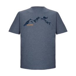 Killtec Damen T-Shirt "KOS 365 MN TSHRT"dunkelblau, Gr. XXL, Obermaterial: 65% Polyester, 30% Baumwolle, 5% Elasthan, Shirts