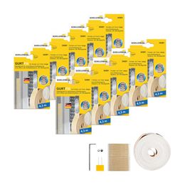 Schellenberg Reparatur-Set "Rollladen Gurtfix f&uuml;r das Rollladensystem Maxi", 10 Stk., beige, Reparatur-Sets, f&uuml;r alte Gurtb&auml;nder in unterschiedlichen