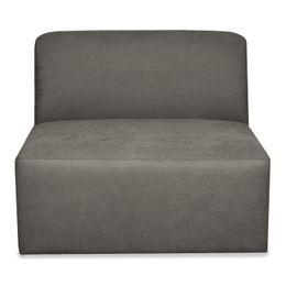 1,5-Sitzer OTTO HOME, B:90cm H:73cm T:93cm, grau, 100% Polyester, Sofas, "Kelani", mit dekorativer Knopfsteppung an den Armlehnen