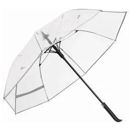 Regenschirm Transparent halbautomatik gro&szlig; &Oslash;103 cm Stockschirm 420 Gr Schirm