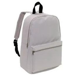 Rucksack klein Grau 30x10,5x39,5 cm &ndash; Mini Rucks&auml;cke f&uuml;r Damen Rei&szlig;verschluss-Hauptfach mit gepolsterte Schultergurte