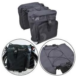 Wasserabweisend Doppel Gep&auml;cktr&auml;gertasche 25L 32x32x12 Fahrrad Gep&auml;cktr&auml;ger