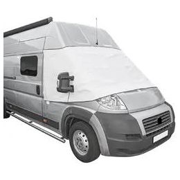 Frontscheibenabdeckung kompatibel mit Fiat Ducato X250 Peugeot Boxer Citro&euml;n Jumper UV-Schutz Isolierung gegen Hitze und K&auml;lte magnetische Befestigung T&uuml;rmontage Wei&szlig;