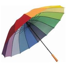 Regenschirm bunt Stockschirm 2 Personen Regenschirm &Oslash;131cm Golfschirm Regenbogen
